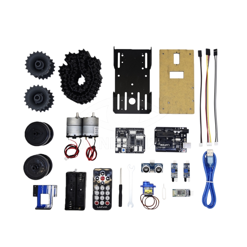 Набор для моделирования Ардуино (Arduino) Tank Robot Lafvin в Москве за ...