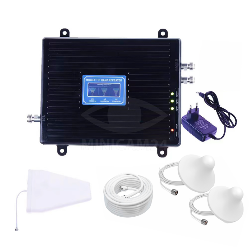 Усилитель сигнала связи Power Signal Double Black 900/1800/2100 MHz ...